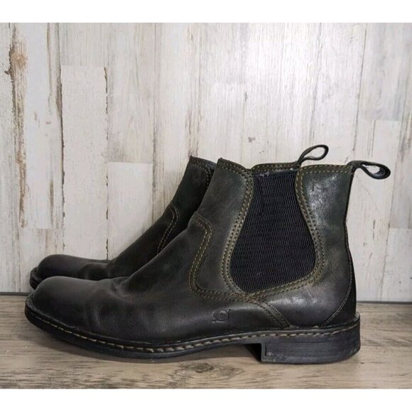 Born | Shoes | Born Hemlock Chelsea Boot Mens 2 Charcoal Leather Pull ...